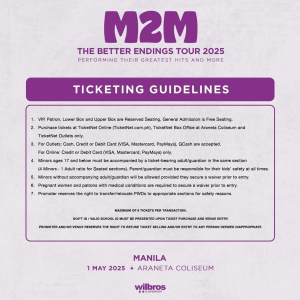 M2M is Back: The Better Endings Tour 2025 Philippines - Manila Concert ...